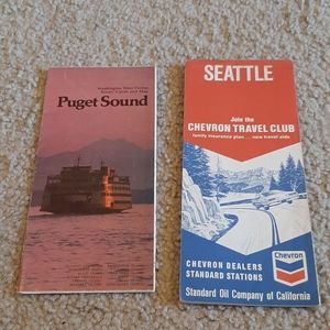 Other | Vintage 197s Maps Of Seattle | Poshmark